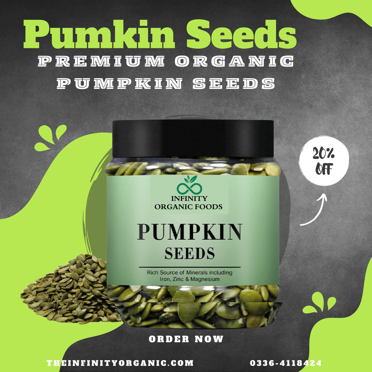 Organic Pumpkin Seeds – Infinity Organic