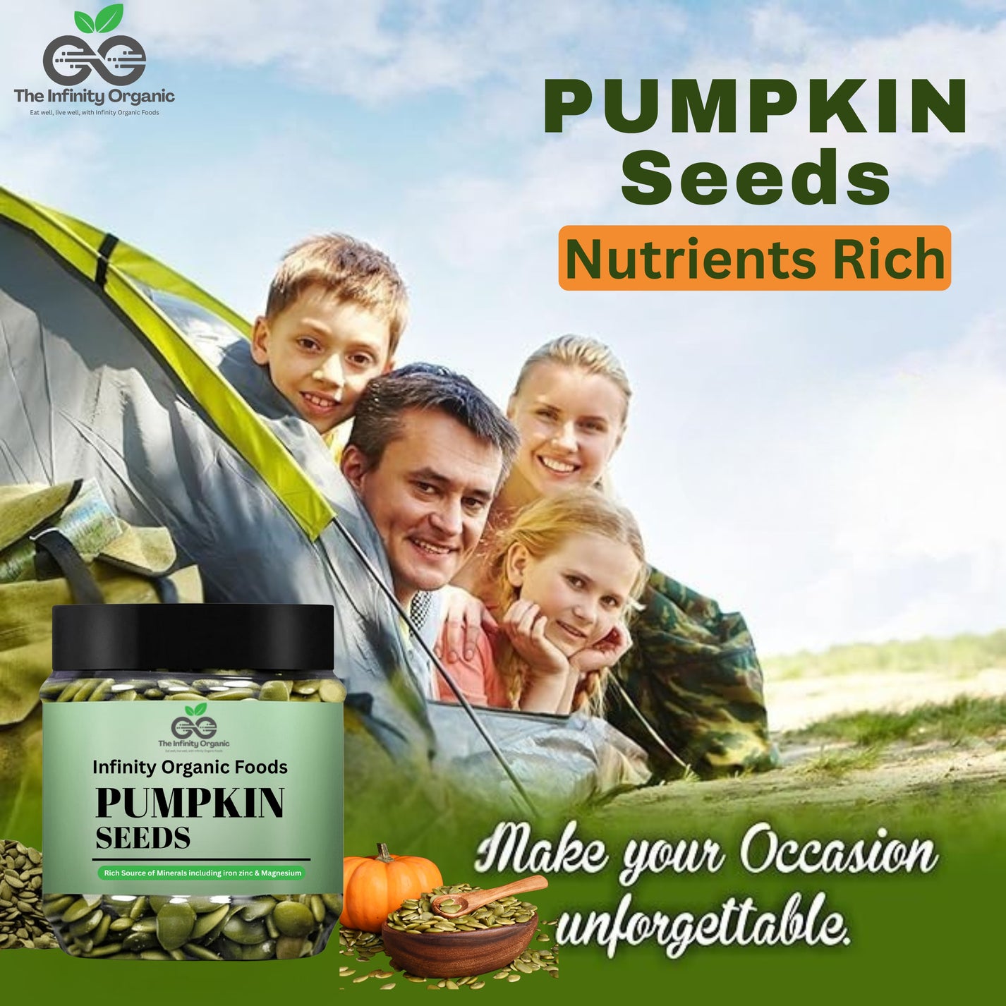 Organic Pumpkin Seeds – Infinity Organic