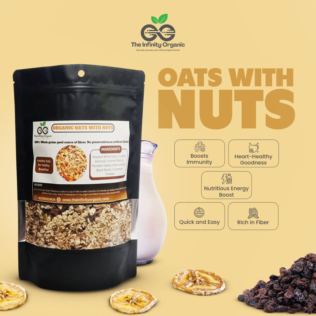 Oats With Nuts Breakfast Essential – Infinity Organic